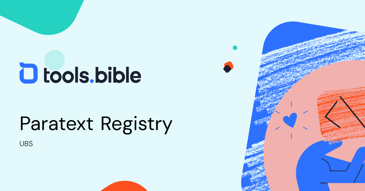 Paratext Registry | Tools.Bible